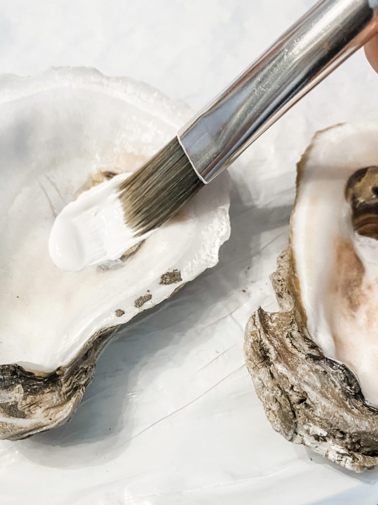 Oyster Art: Decoupage Oyster Shells | by Alexandra Nicole Nolan